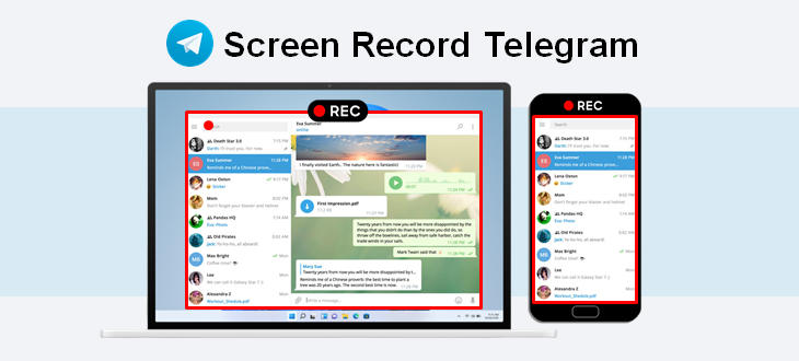 How to Screen Record Telegram on Phone/PC - Bandicam